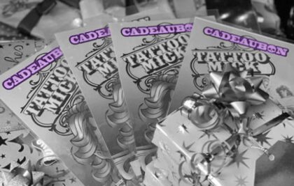 Tip! Cadeaubonnen van Tattoo Mick. Beschikbaar vanaf 25 euro – Tattoo Mick